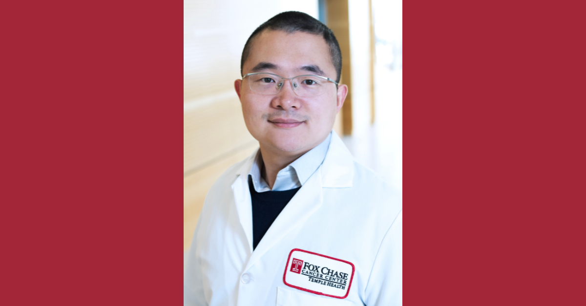 Fox Chase Cancer Center Welcomes Weiran Feng | Fox Chase Cancer Center - Philadelphia PA